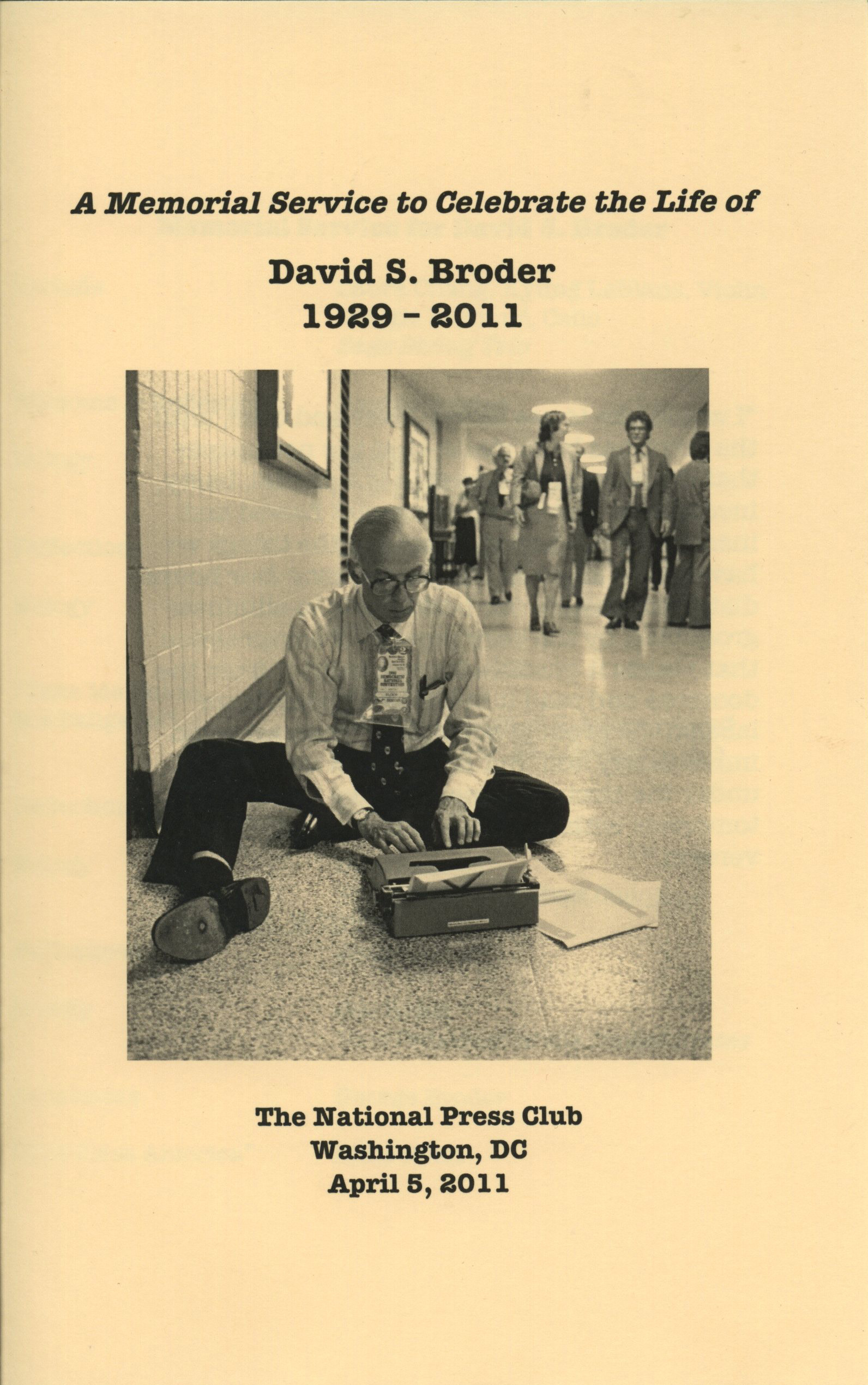 David Broder and His Era - The Atlantic